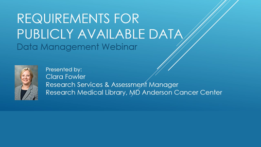 Data Management | Research Medical Library